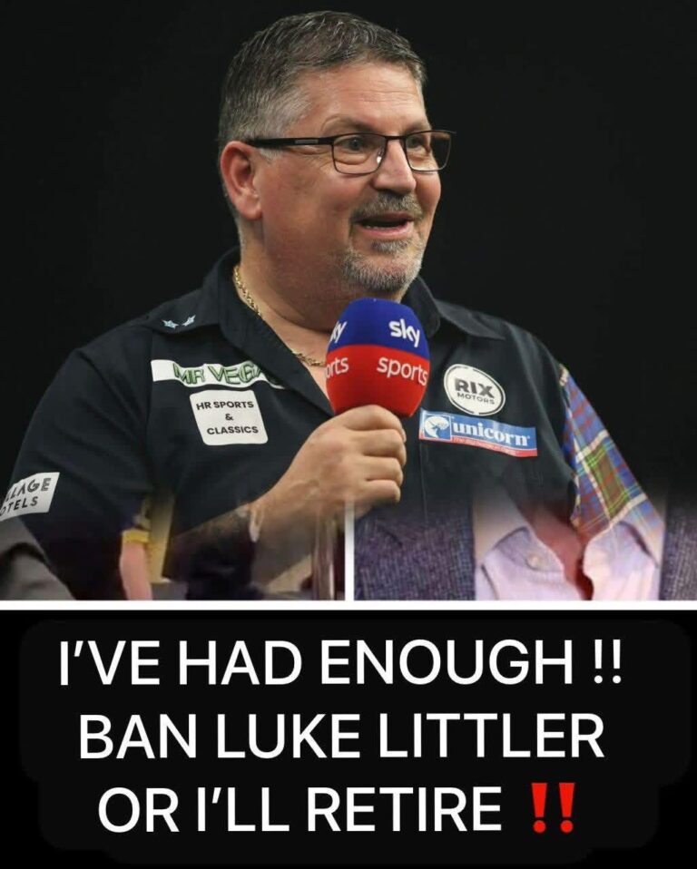 Gary Anderson threatens RETIREMENT from Darts if Luke Littler isn’t ...